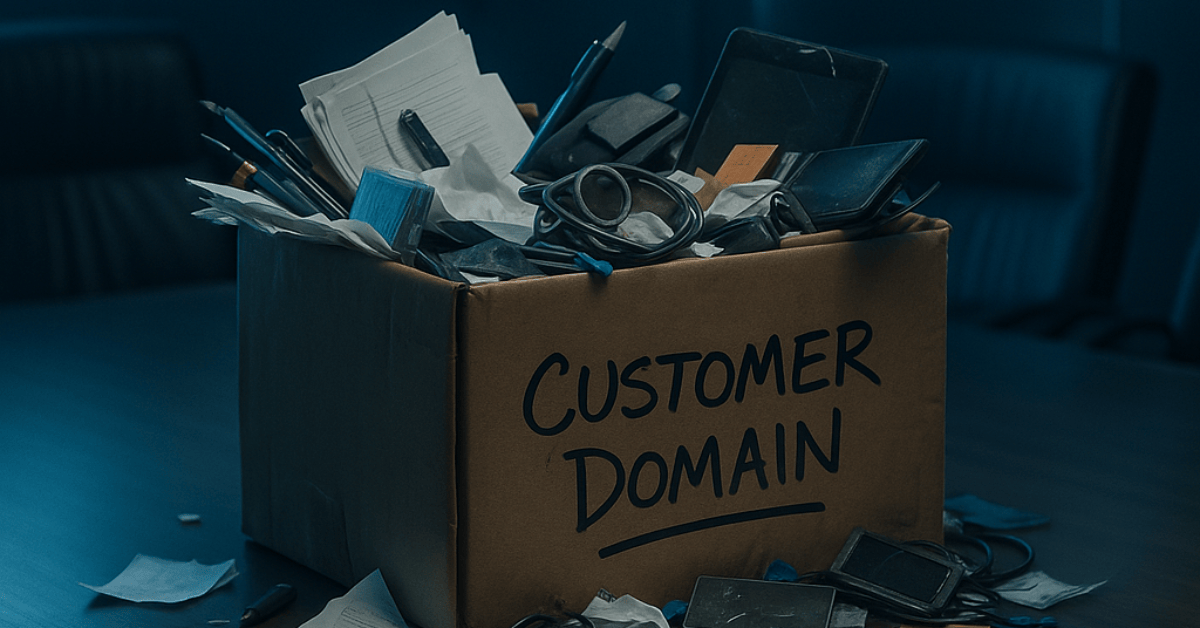 Stop Overloading the Customer Domain in Master Data Models - Data Doctrine